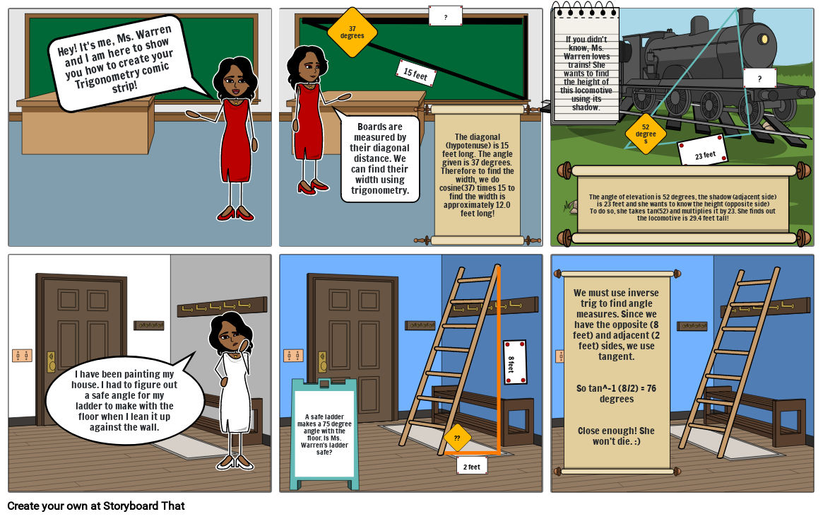 Life With Trigonometry Storyboard By 5018b6a6