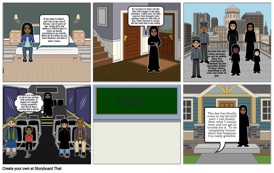 Graphic Novel Project Storyboard by 501d541d
