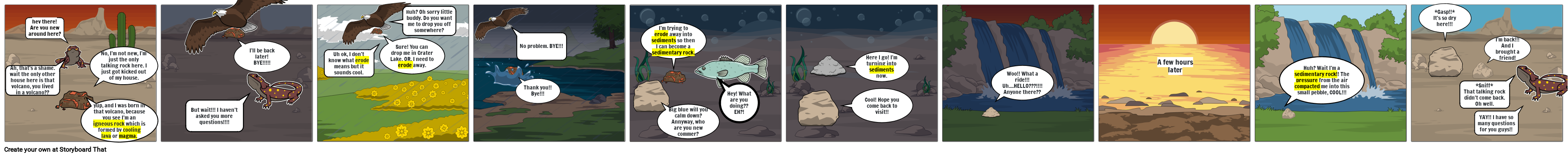 Rocks science Storyboard por 5054281c