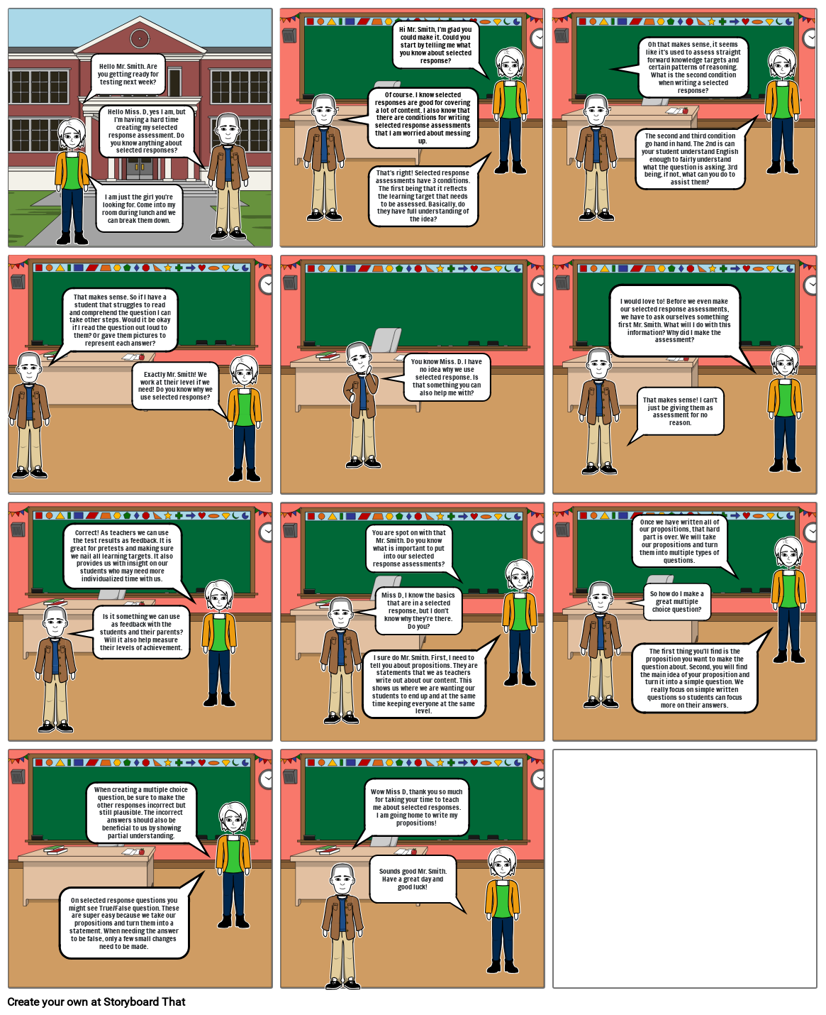 Selected Response Storyboard by 5072f146