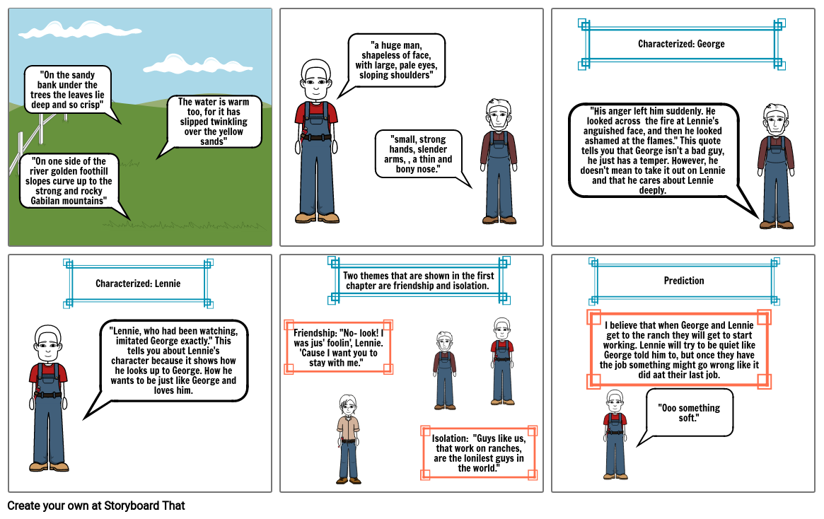 Of mice and men Storyboard by 50c8a90d
