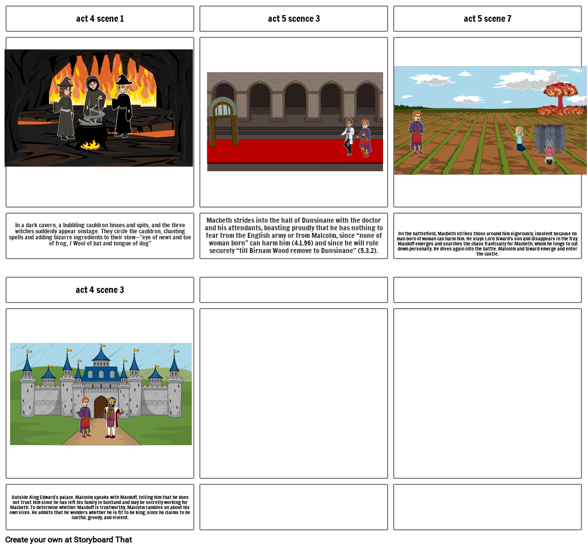 macbeth 2 Storyboard by 50efb36c