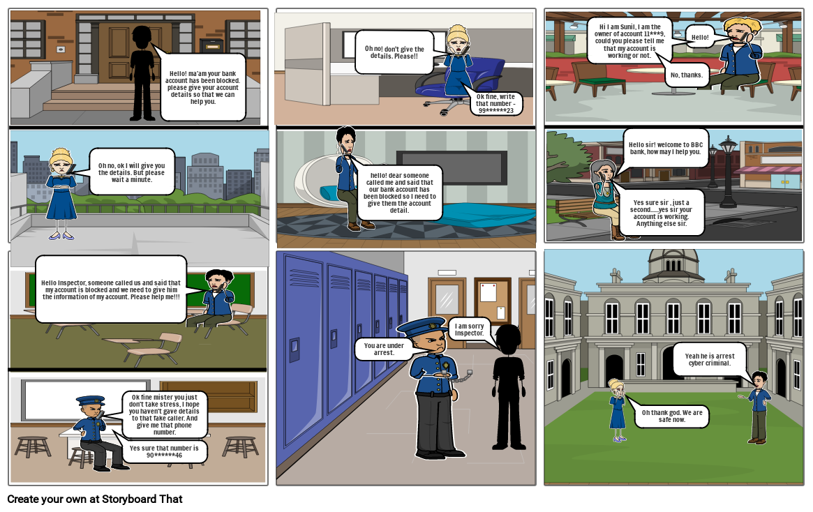 Cyber crime by Sadiq Ahmed Ansari 11-D Storyboard