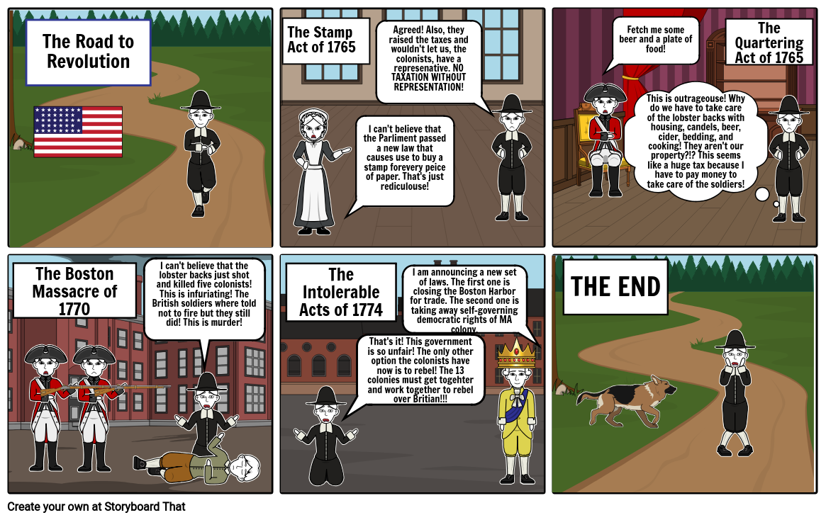 road to revolution Storyboard por 5185d86d