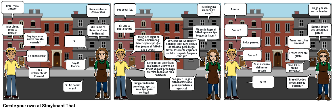 Final project for Spanish Storyboard por 51a18dd9