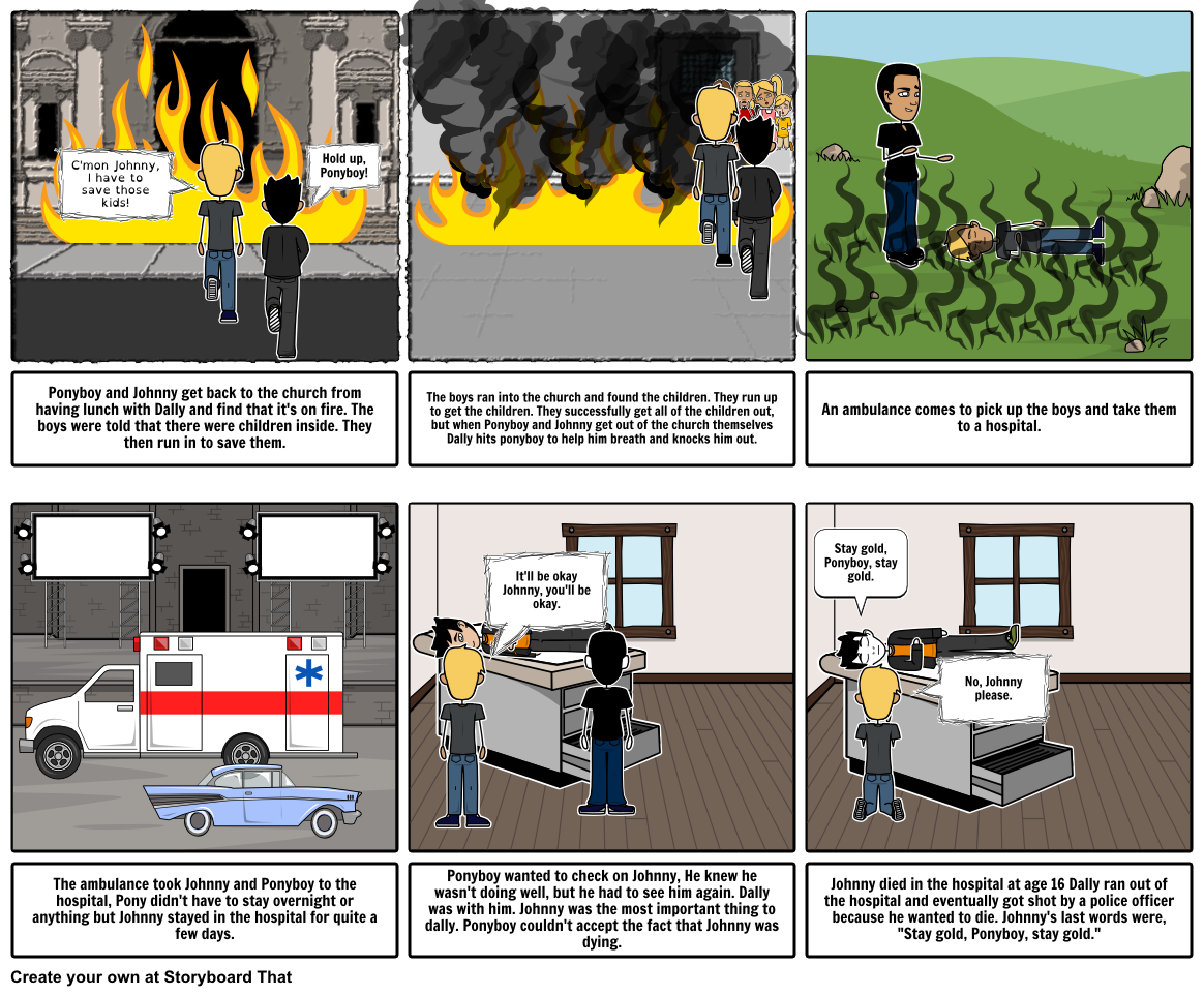 The outsiders Storyboard o 51ca0fc858625