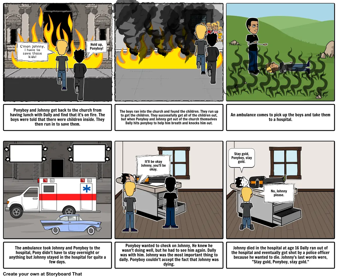 The outsiders Storyboard o 51ca0fc858625