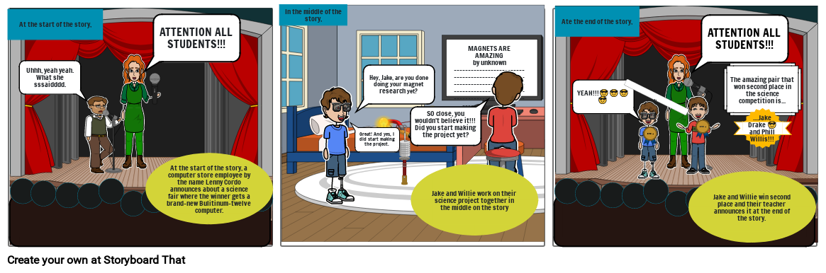 Jake Drake by Lucas Shevchenko Storyboard