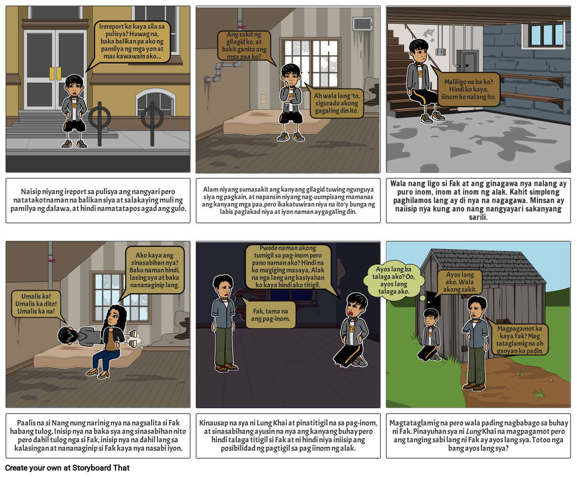 tunggalian Storyboard por 525b68f4