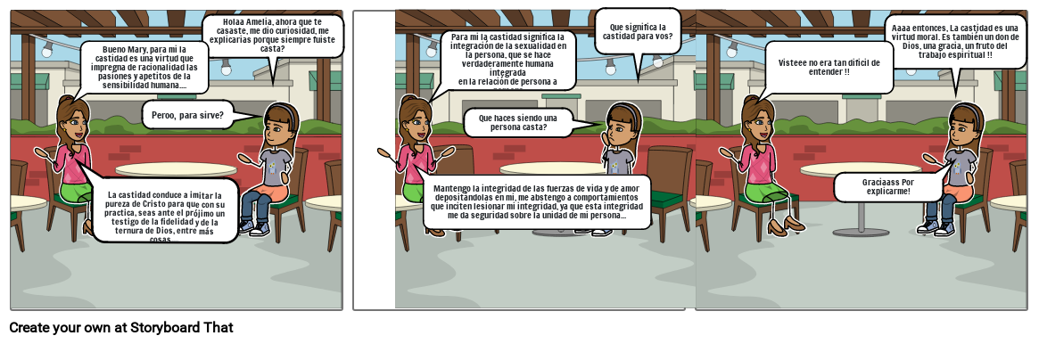 La vocación a la castidad Storyboard por 52614fc1