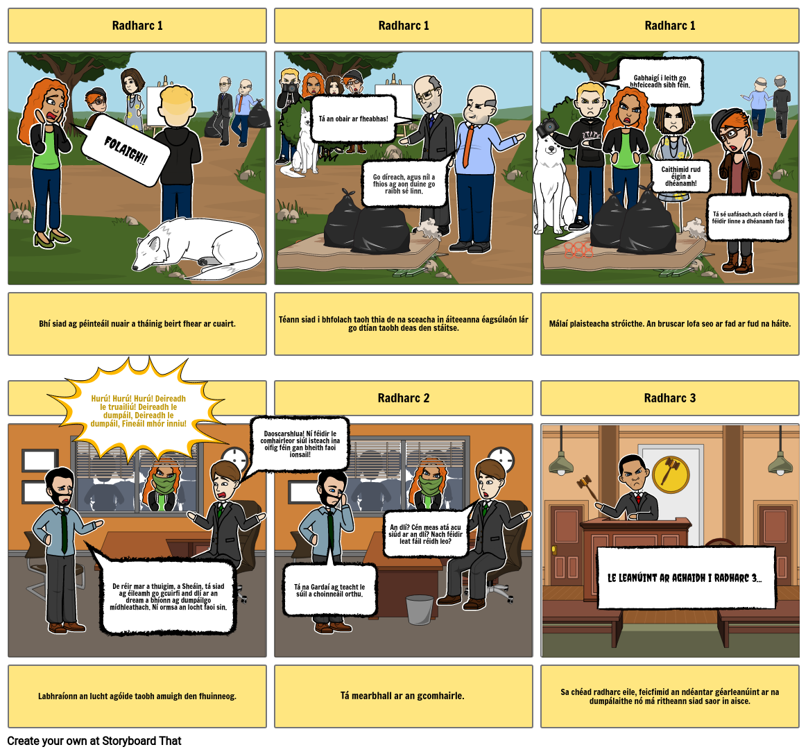 Gleann álainn Storyboard por 52687ab6