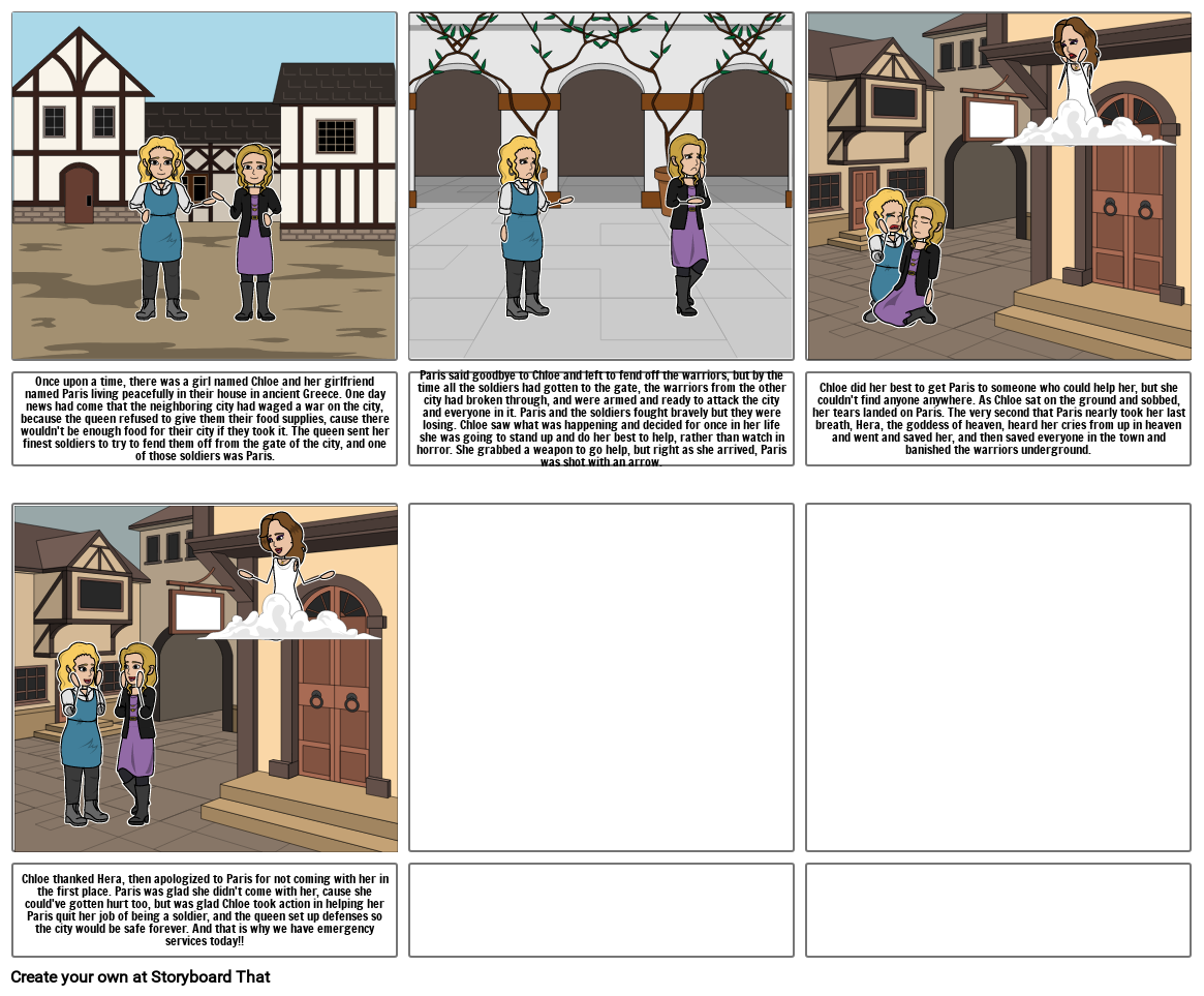 Greek Mythology Storyboard por 5284a5d8