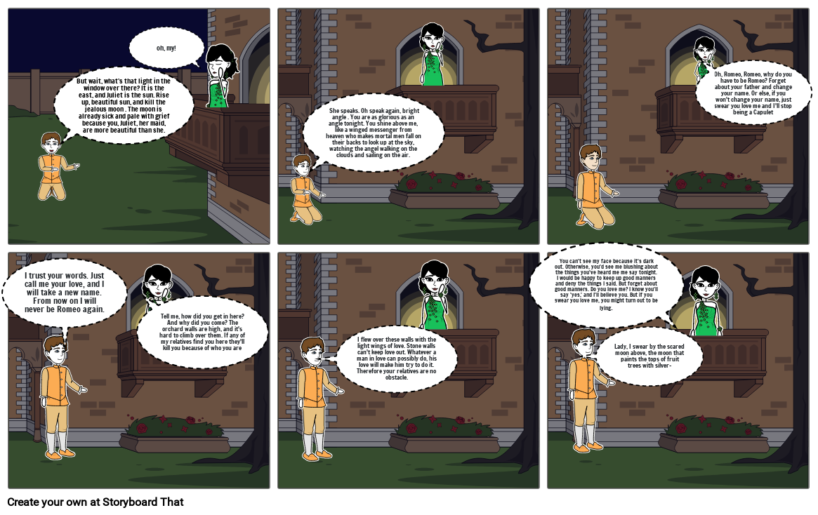 act 2 scene 2 Storyboard by 52a6ec93