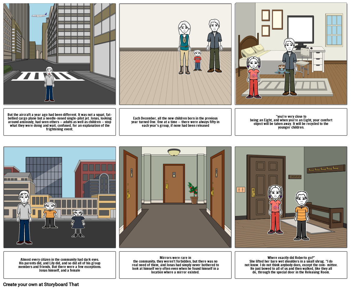 The Giver Storyboard by 533d3ad1