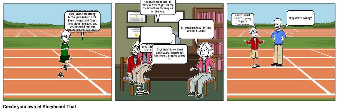 Mental health comic strip Storyboard por 53581ac800