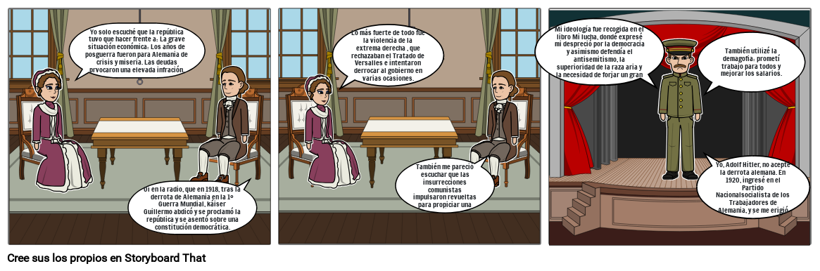 El totalitarismo Storyboard per 539702e2