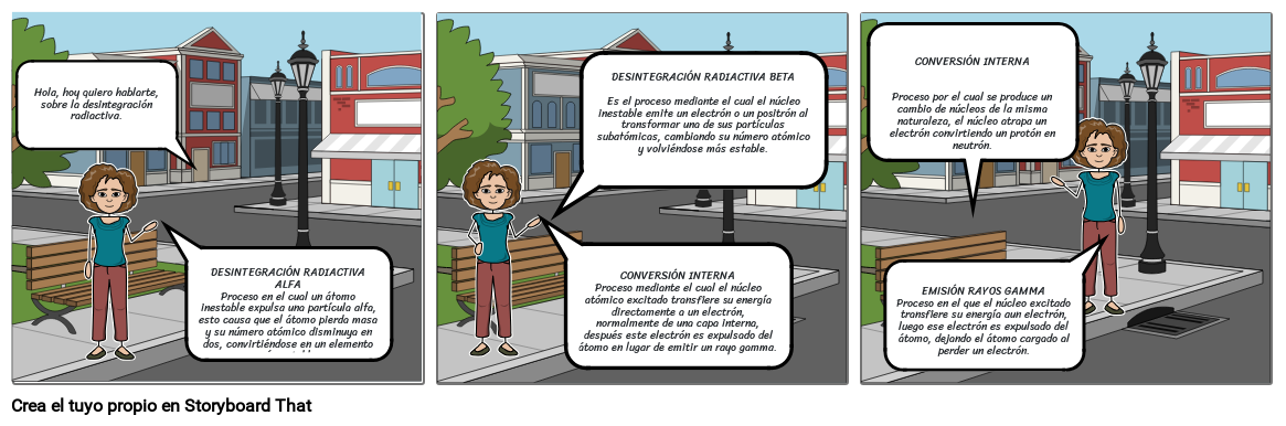DESINTEGRACION RADIACTIVA Storyboard by 53aa0b3a