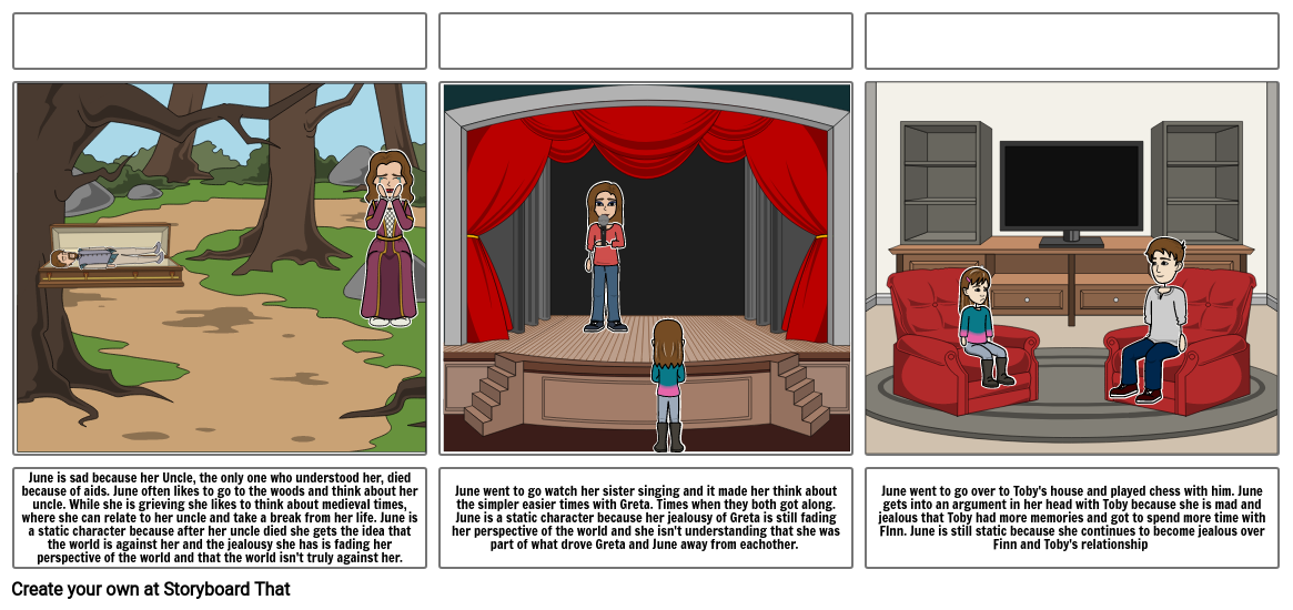 Tell the Wolves Im Home Storyboard by 5461fb70