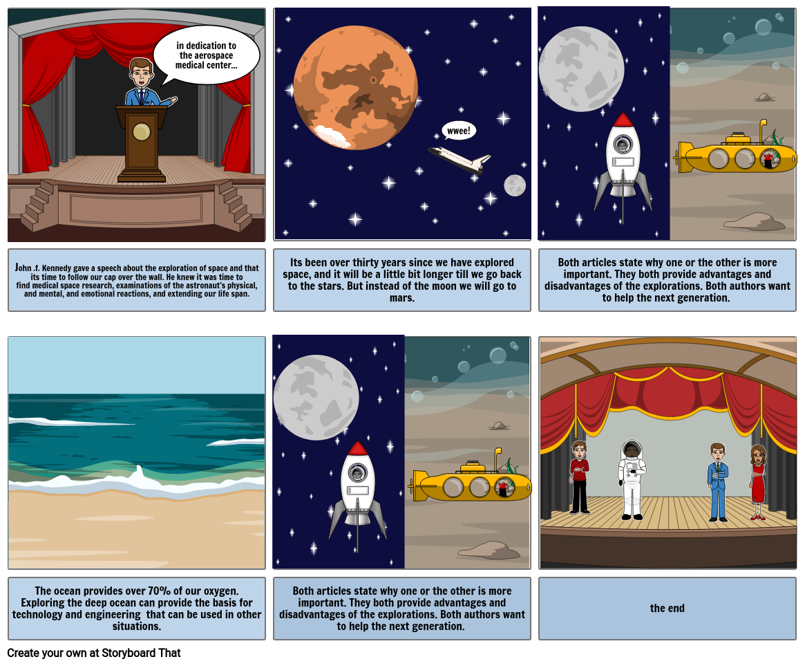ocean reasearch Storyboard par 550966