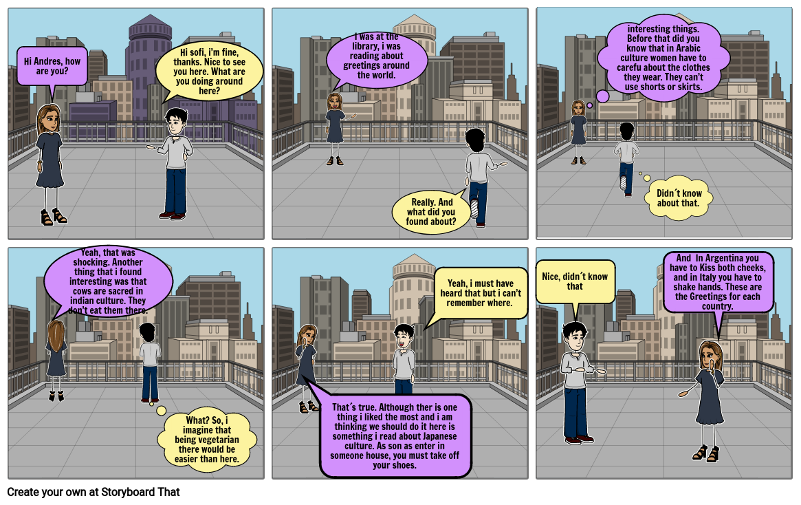 Different cultures Storyboard by 555f514e
