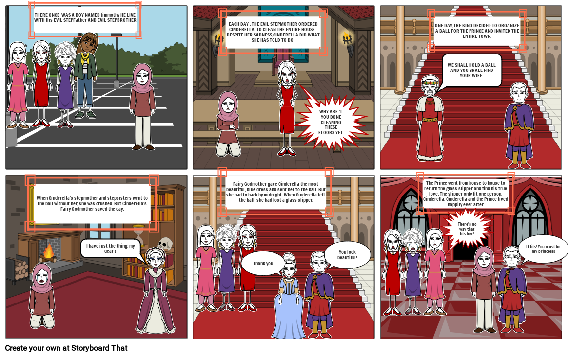 cinderella Storyboard by 5578d2bb