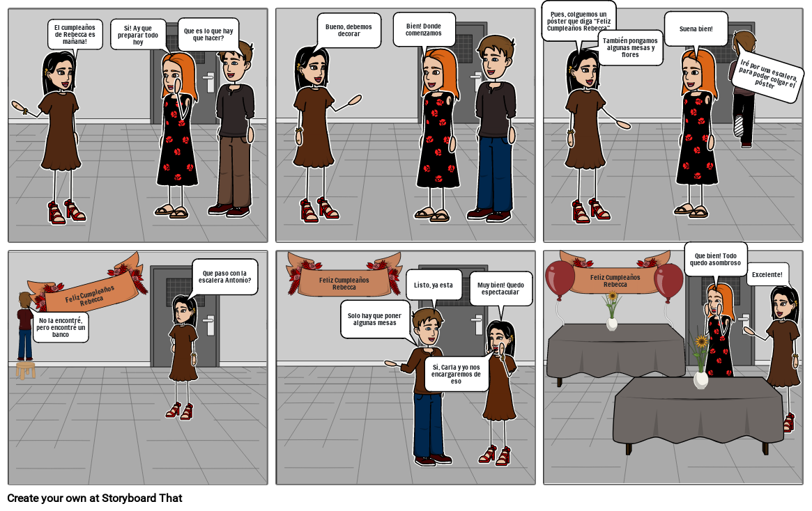 Spanish Project Storyboard By 55958659 spanish-project-storyboard-by-55958659