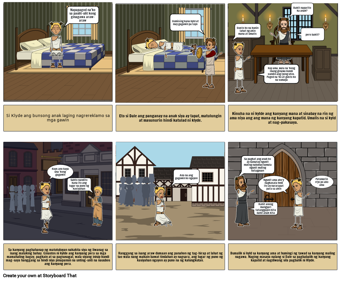 COLIBAO Storyboard por 5662c7d4