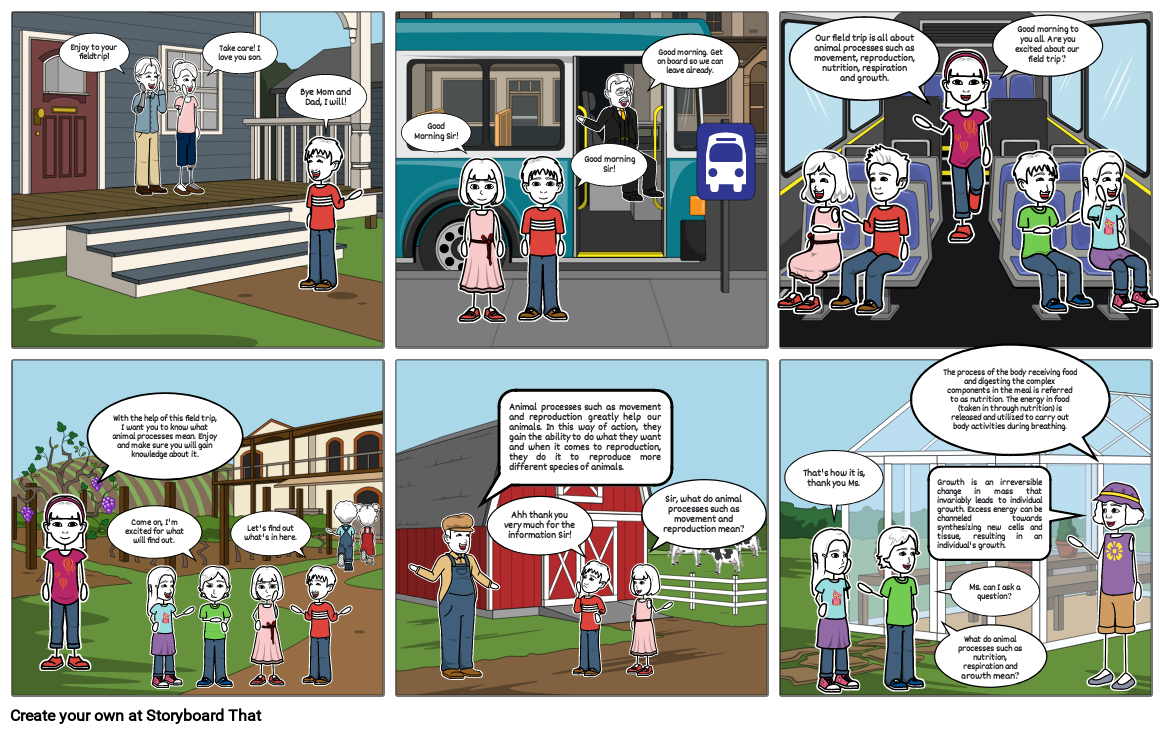 Comics Strip (Part 1) Storyboard by 56b0edf5