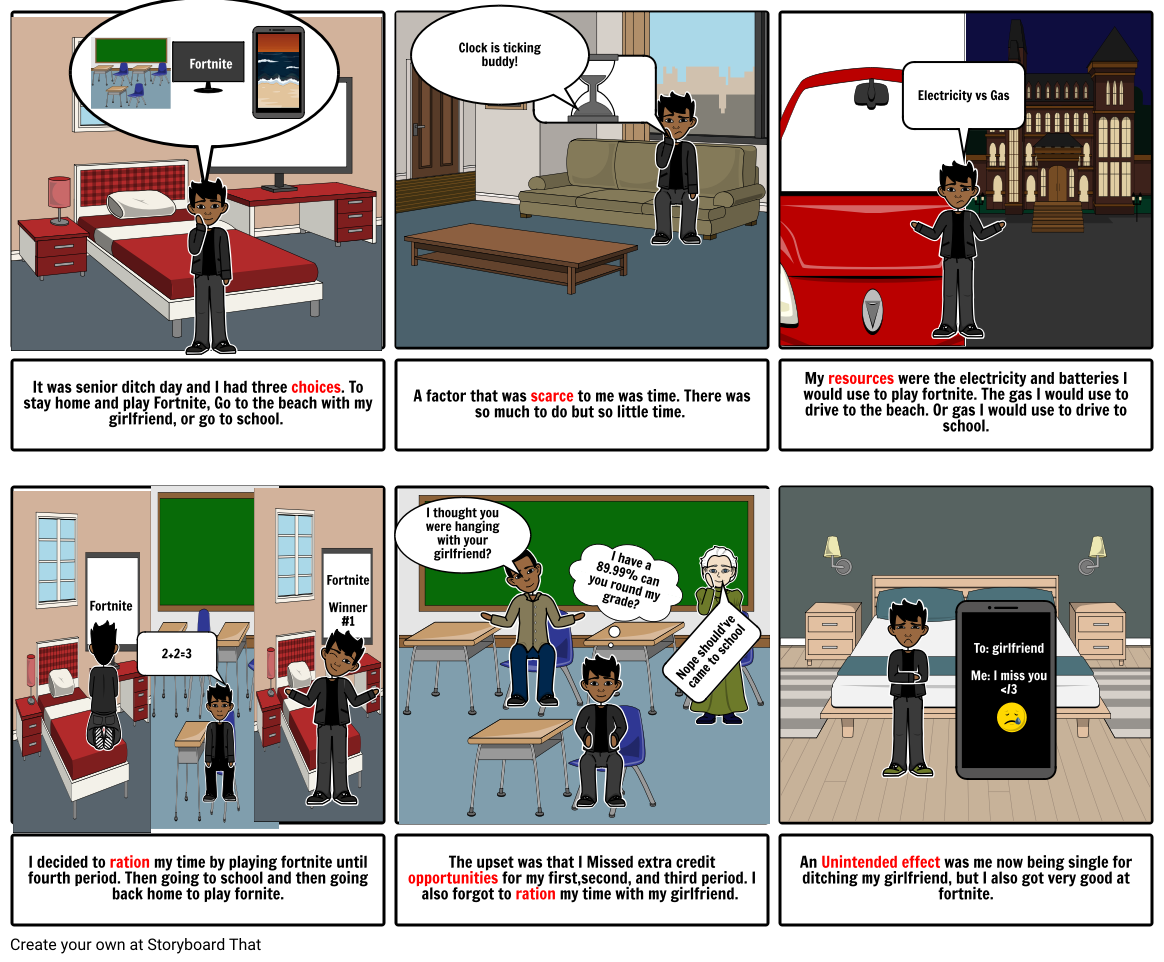 Comic Strip Storyboard by 57a76c2f
