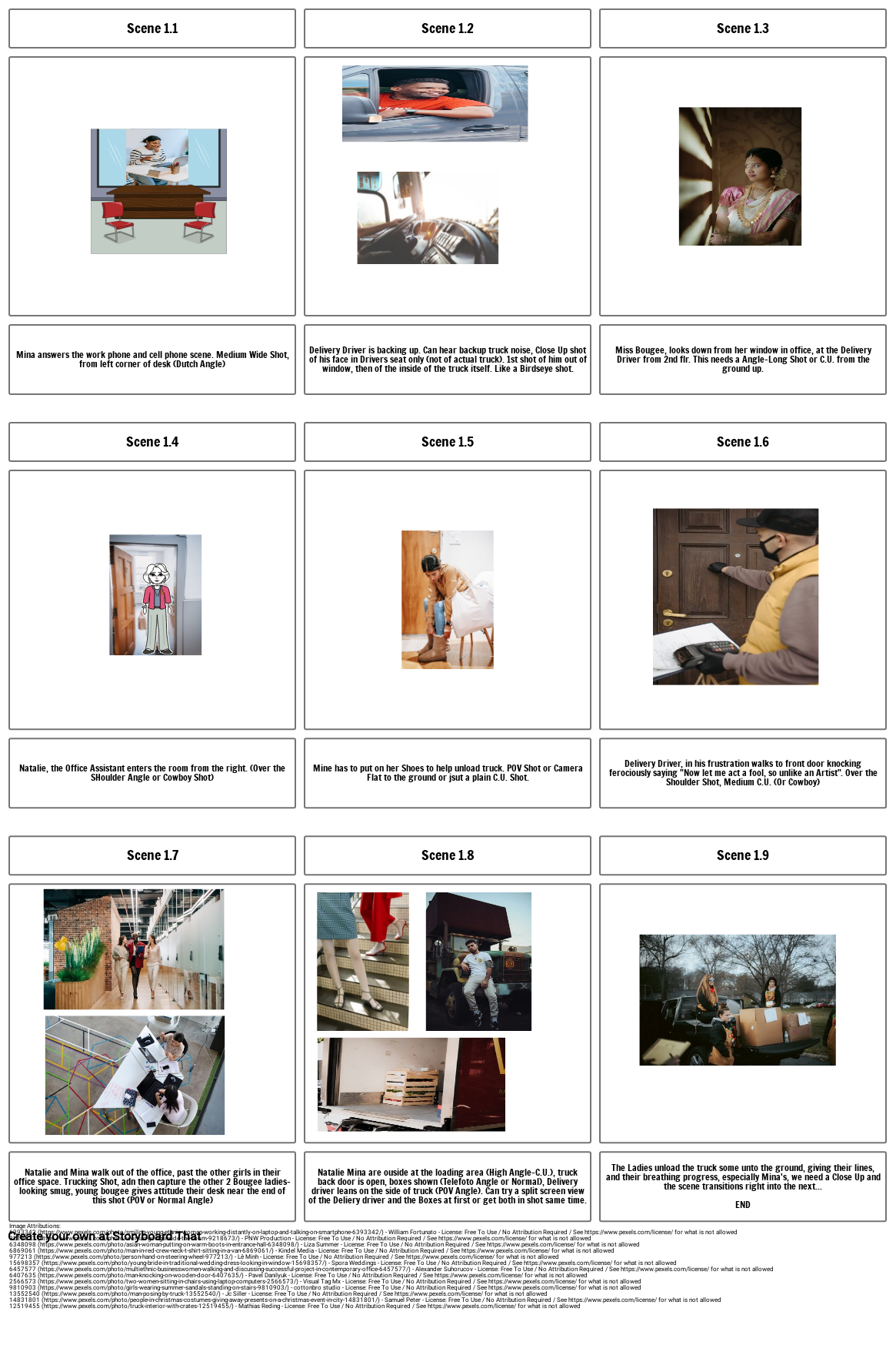 ALTERED SCENE 1 Storyboard por 581ee12d