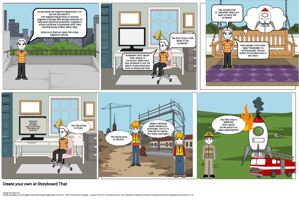 Engineering Design Process Storyboard by 58d47d89