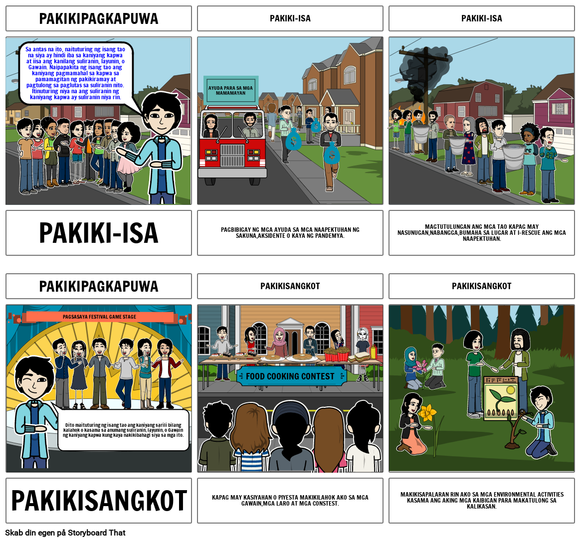 Pakikilahok sa lipunan Storyboard par 5a08b3eb