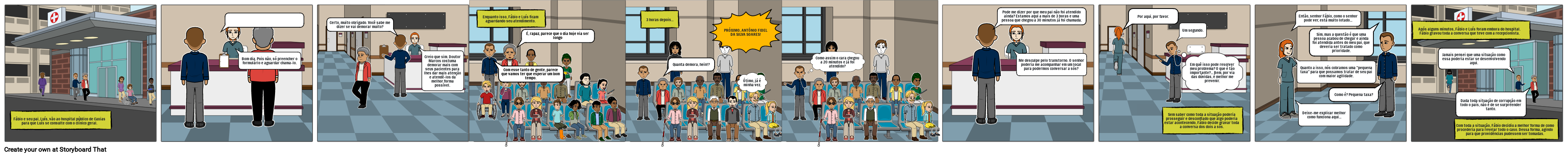 Hospital Storyboard by 5a33c013