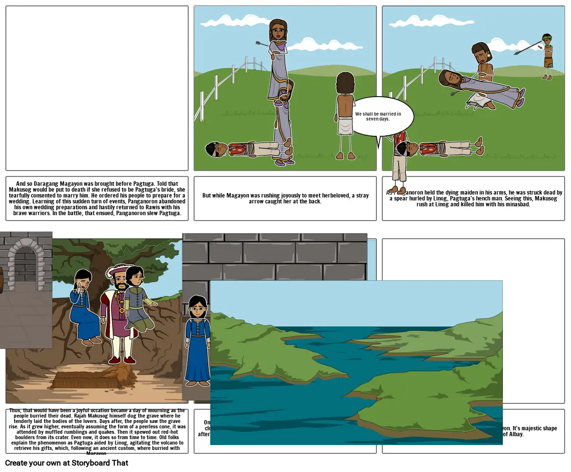 the legends of mount mayon Storyboard by 5b00813f the legends of mount mayon Storyboard by 5b00813f