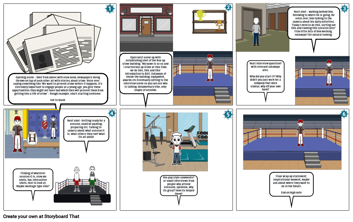 documentary story board Storyboard par 5b0964e2