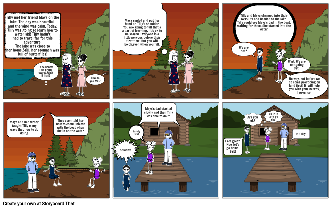 English Art Integrated Project Storyboard par 5bb1f3fb