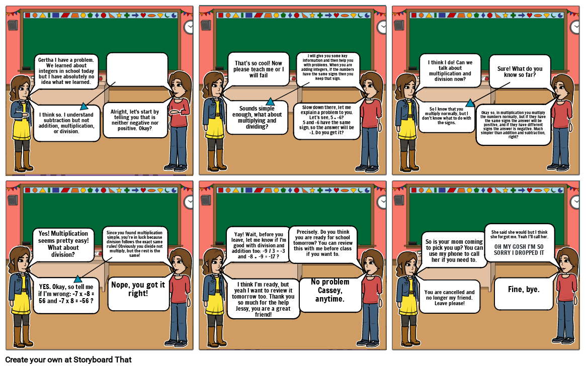 Maths Comic Script Storyboard af 5bc4ece1