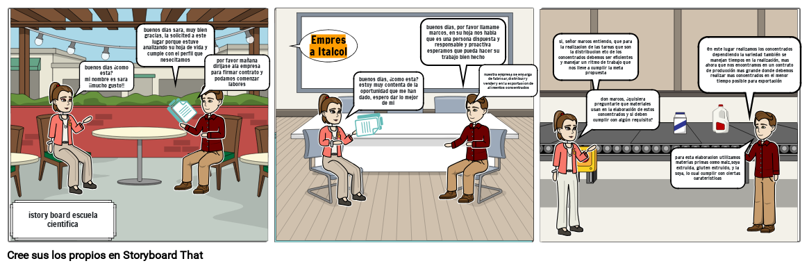 escuela cientifica Storyboard por 5be0b07a