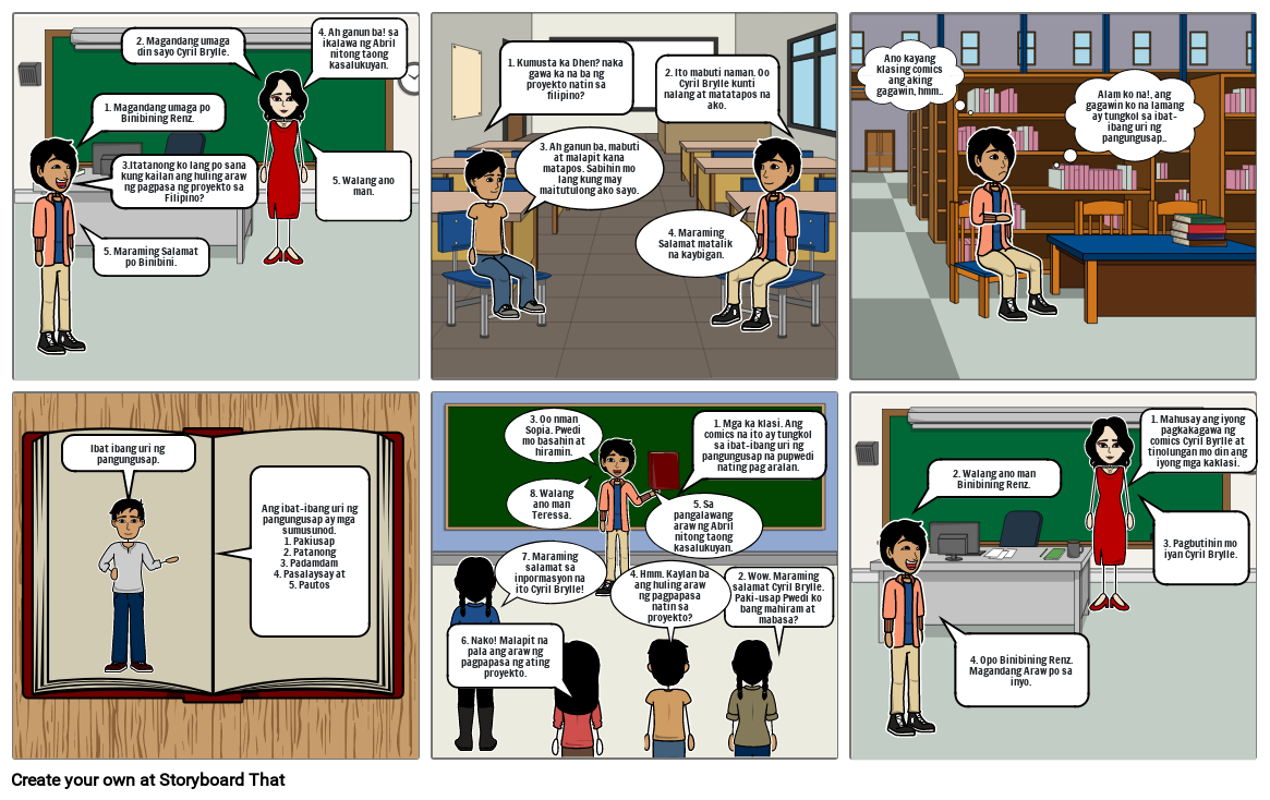 Cyril Brylle Storyboard por 5bee6e5e