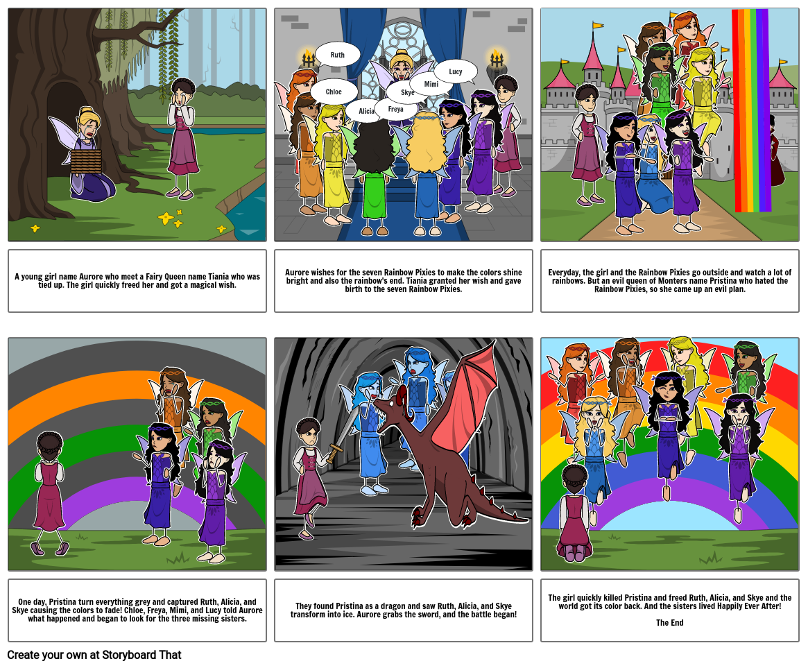 The Rainbow's end Storyboard par 5c2c6593
