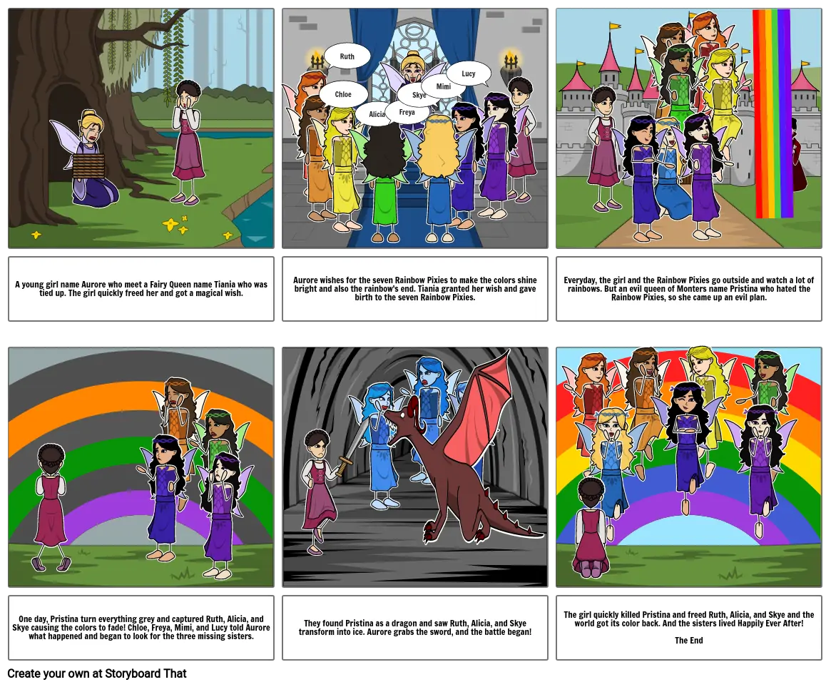 The Rainbow's end Storyboard par 5c2c6593
