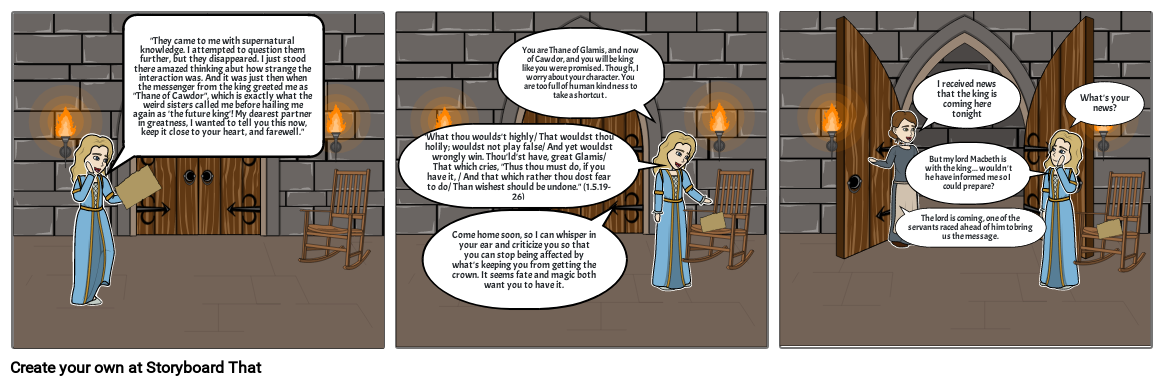 Macbeth Storyboard by 5c32d362
