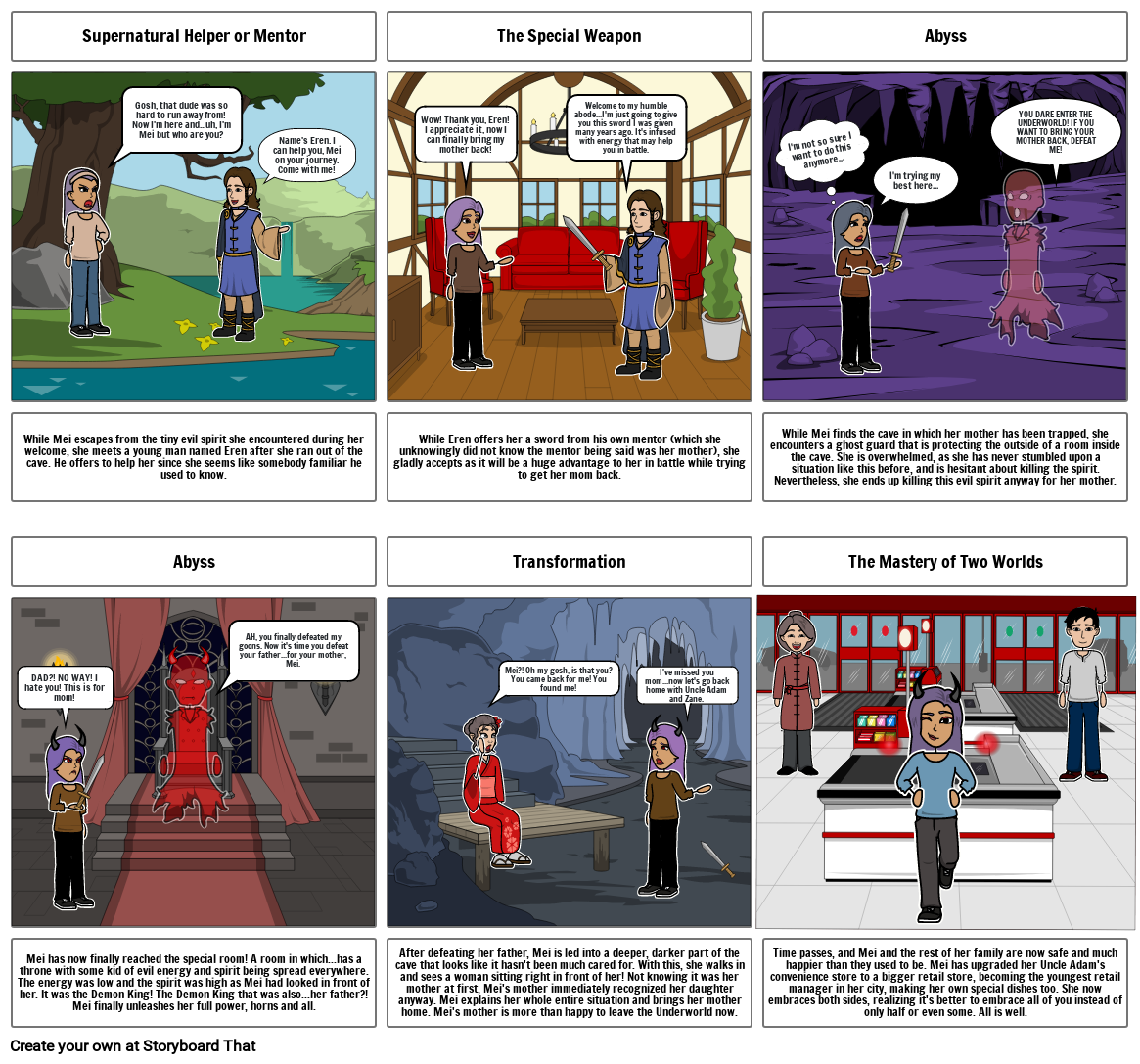 Epic Hero Project Pt. 2 Storyboard by 5c7c5427