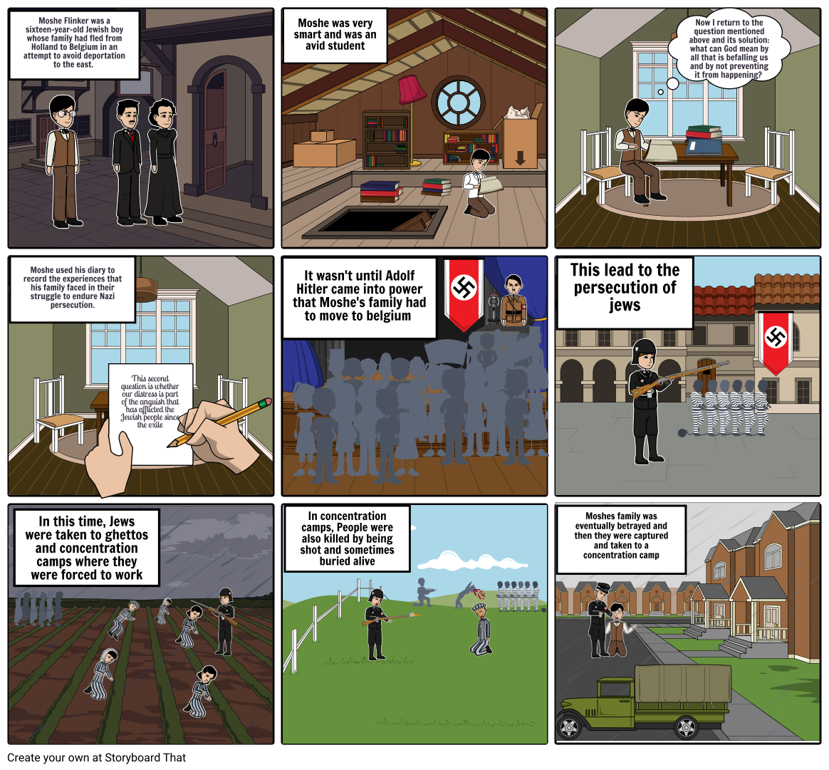 life of moshe finkler Storyboard by 5d509fc3