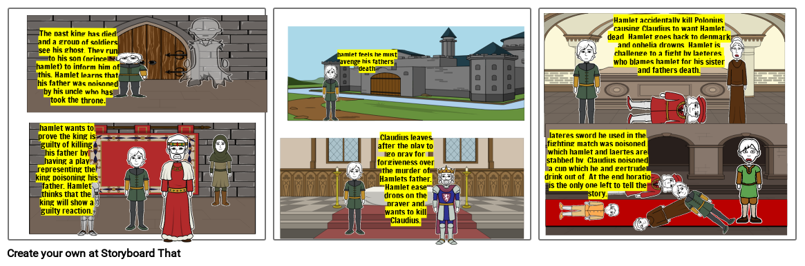 hamlet Storyboard par 5d59f249