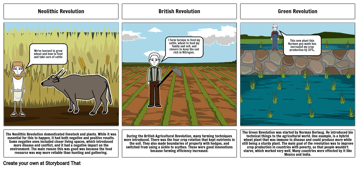 Neolithic Agricultural Revolution Timeline