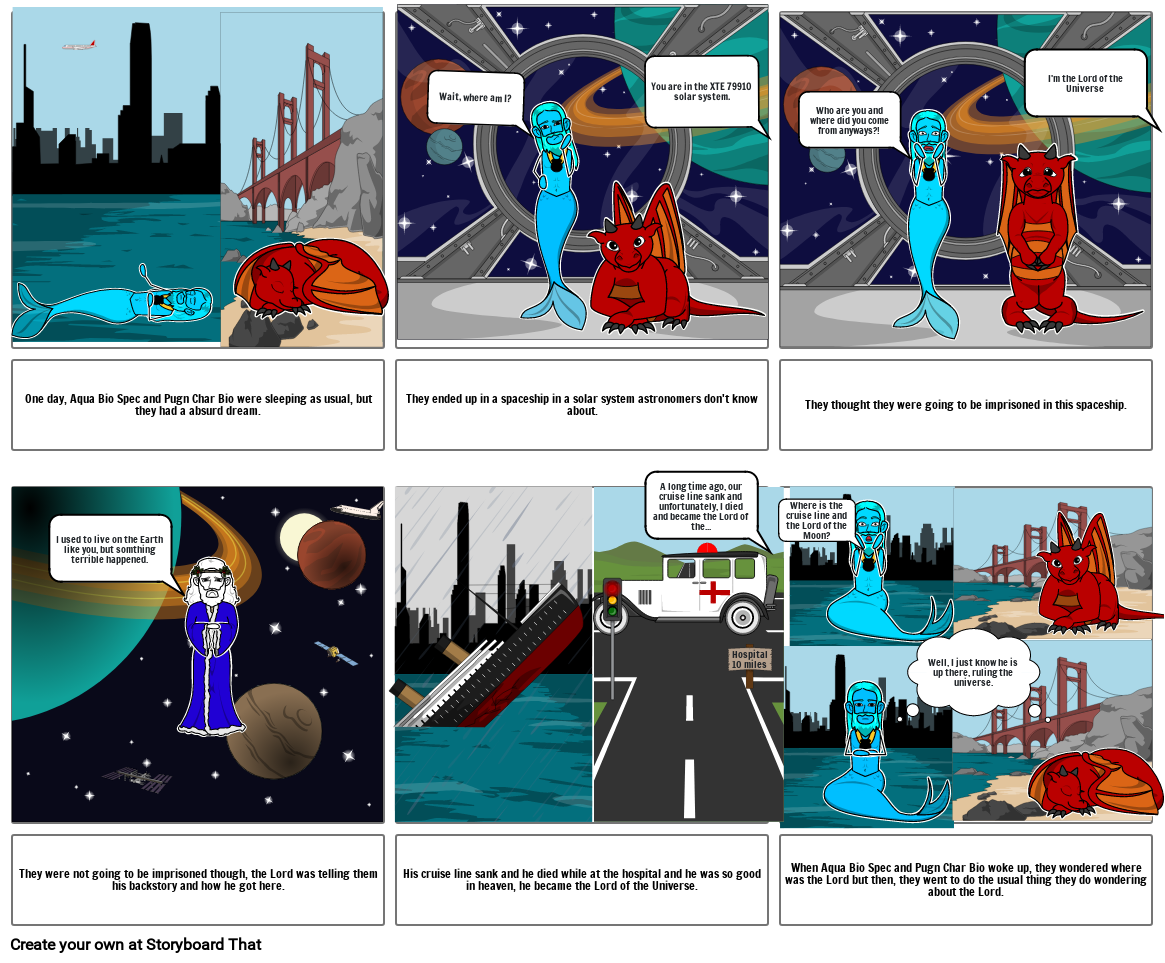 Aqua Bio Spec's Absurd Adventure Storyboard por 5dff03ef