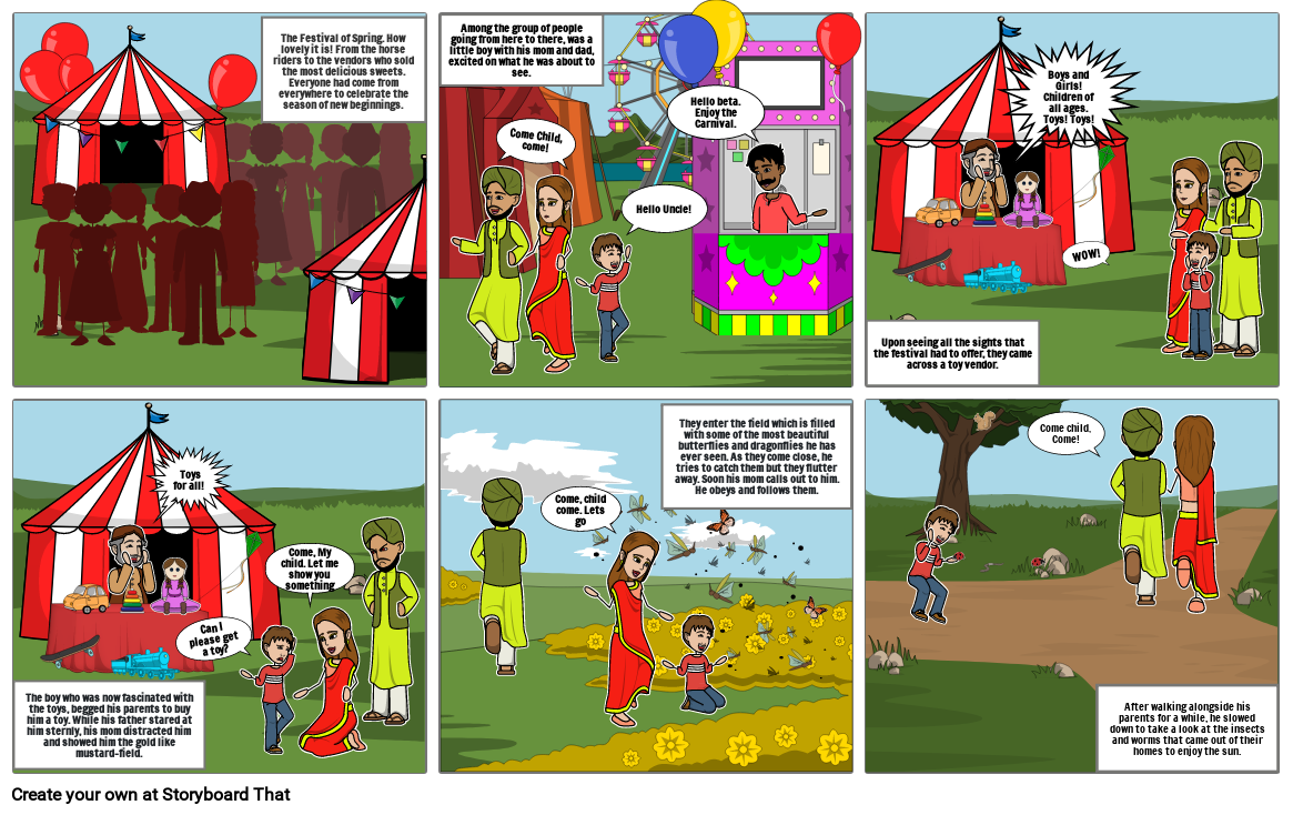 Comic strip Storyboard by 5e206778