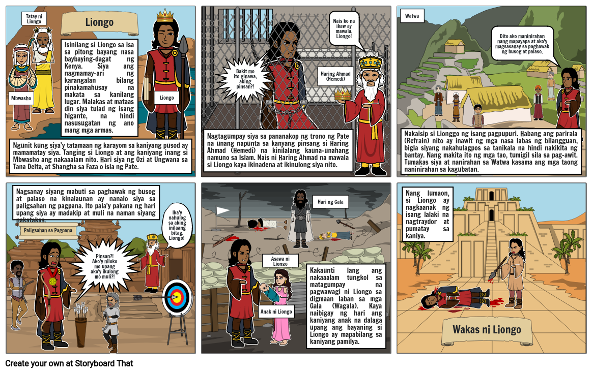 LIONG Storyboard por 5e56a408