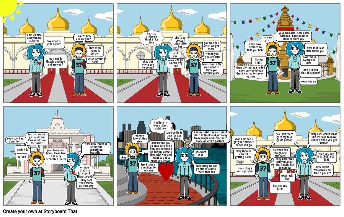 Comic Strip Assignment Storyboard by 5e64e28b